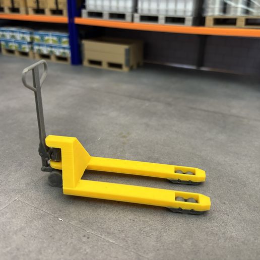 🛒 Functional Pallet Jack 1/14・ STL File for 3D printing・Cults
