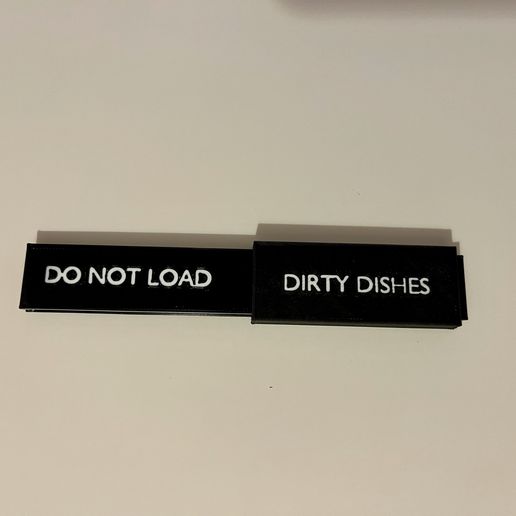 🍽️ Sign for Dishwasher・Free STL File for 3D printing・Cults