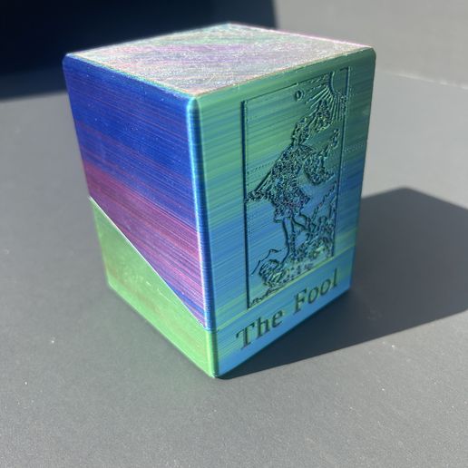 🪄 MTG Deckbox Commander The Fool Tarot Card・ STL File for 3D printing・Cults