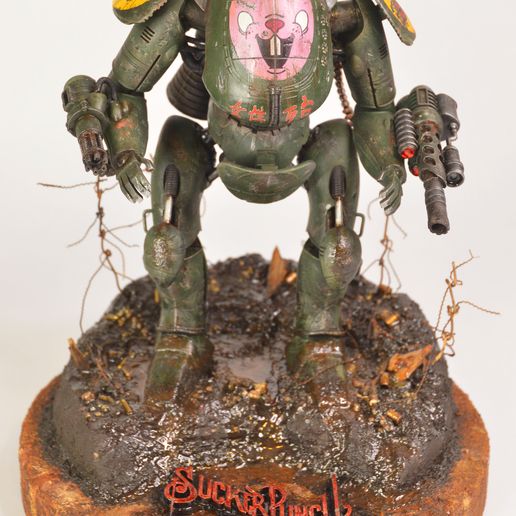 👊 Sucker Punch Mech Robot・3D Print with the Mars 3 Pro 3D printer・Cults