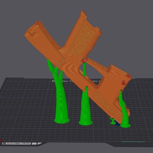 🖼️ 320 Flux B&T Slimline PDW FCU Grip Frame・ STL File for 3D printing・Cults