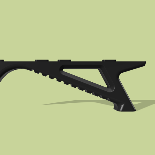 🔫 MLok Angled Fore Grip・ 3MF File for 3D printing・Cults