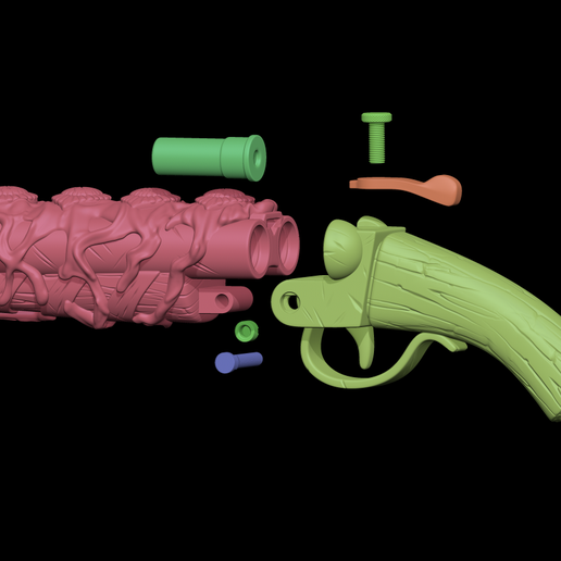 👽 Demon Slayer Genya short shotgun fan-art, both forms, infested and ...