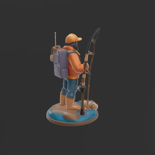 🎣 FISHERMAN 2 HIGH QUALITY COLLECTIBLE FIGURE・ STL File for 3D printing ...