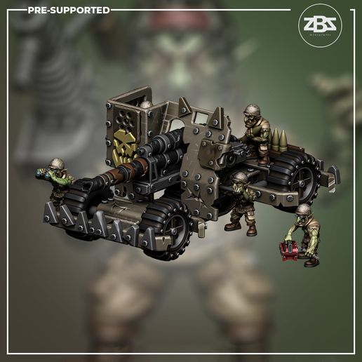 🧨 Gobber Grunts - Atgeir Artillery・ 3D File for 3D printing・Cults