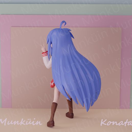 🎨 Konata Fan art・ 3D File for 3D printing・Cults