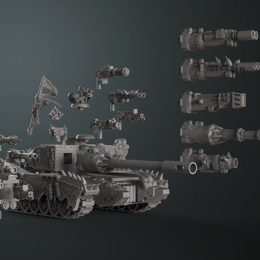 🪖 Medium Traitor Tank・ 3D File for 3D printing・Cults