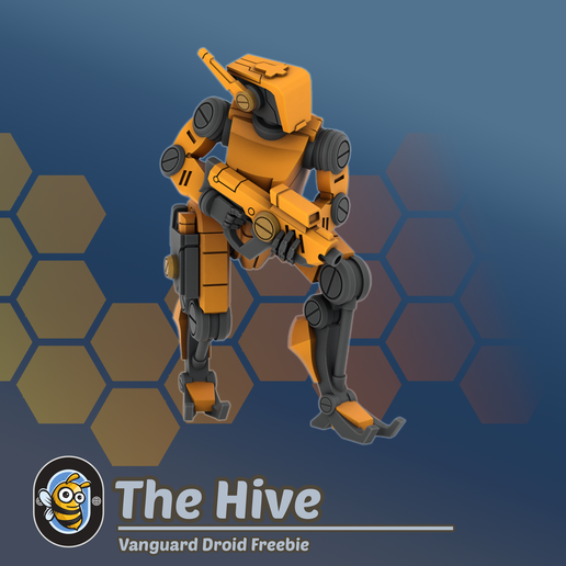 🤖 Vanguard Droids Freebie (Presupported)・Free 3D File for ・Cults