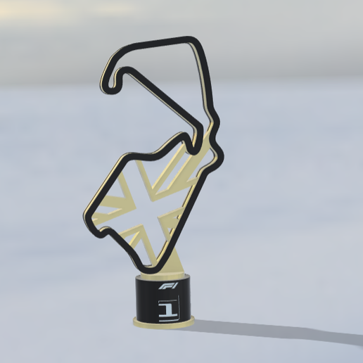 Archivo STL gratis F1 silverstone 2021 trophy 🏆 ・Objeto de impresión 3D ...