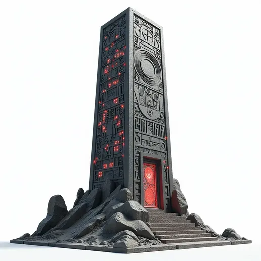 STL file Ancient Alien Monolith 🛸🔮 ・Model to download and 3D print・Cults