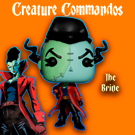 arquivo STL The Bride Funko - Creature Commandos 👹 ・modelo para ...