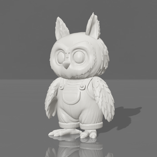 🦉 Liboubou the owl (Labubu)・ STL File for 3D printing・Cults