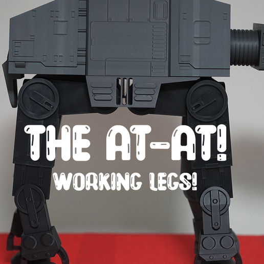 🆕 The AT - AT!・ STL File for 3D printing・Cults