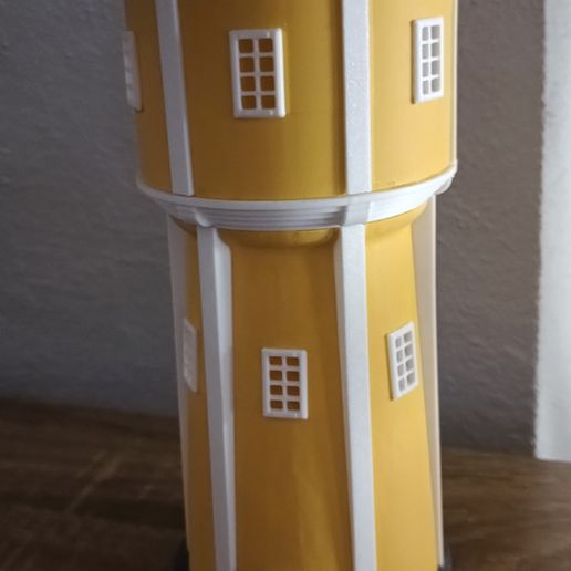 3D print Water Tower depot model railroad 1:87 H0 Water Tower • made ...