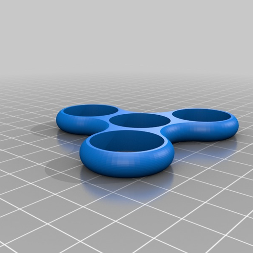 👌 Tri Fidget Spinner 608zz 625zz Large Small & Hybrid・Free STL File for ...