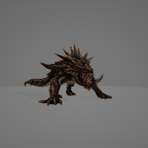 👹 MONSTER HUNTER AKANTOR・ STL File for 3D printing・Cults