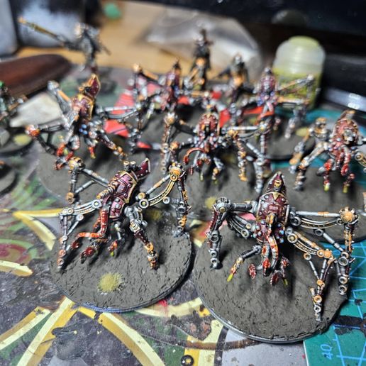 3D printed EPICALLY SMALL NECROTECH EXECUTORS • made with Saturn 2・Cults