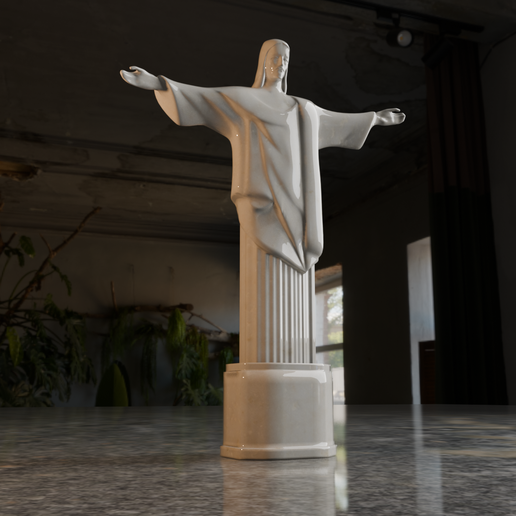 ️ JESUS CHRIST - REDEEMER CHRIST・Free STL File for 3D printing・Cults