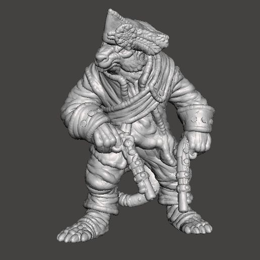 🏴‍☠️ SQUEAK PIRATE CAPTAIN RAT MINIATURE MODEL FOR FANTASY GAMES RPG ...