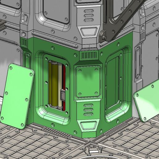 🥼 Add on Tower "The LAB" Zone Mortalis 28mm・ STL File for 3D printing・Cults