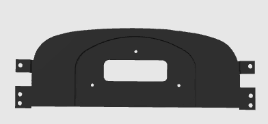 🚗 mazda fc rx7 haltech racepak dash mount・ STL File for 3D printing・Cults