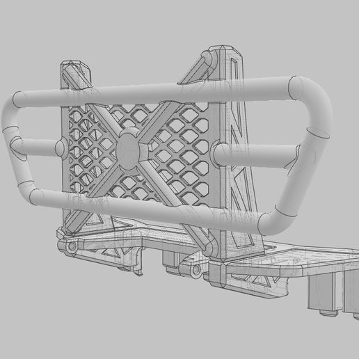 🚚 TRX 6 Mega Bumper・ OBJ File for 3D printing・Cults