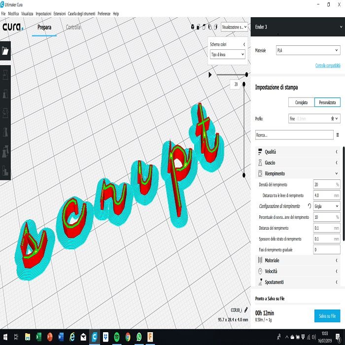 3D file SCRIPTS font lowercase 3D letters STL file・3D printer design to ...