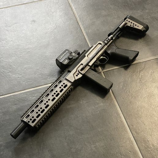 🔫 KC02-EBR22 chassis for KJ/ASG KC02 airsoft replica・ 3D File for 3D ...