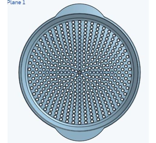 STL file Fishing sieve 250mm 5mm 🎣 ・3D printer design to download・Cults