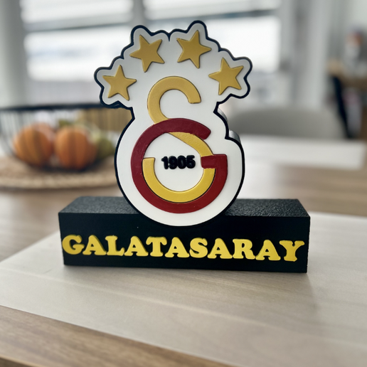 Free 3D file Logo Galatasaray 🏈 ・3D printer model to download・Cults