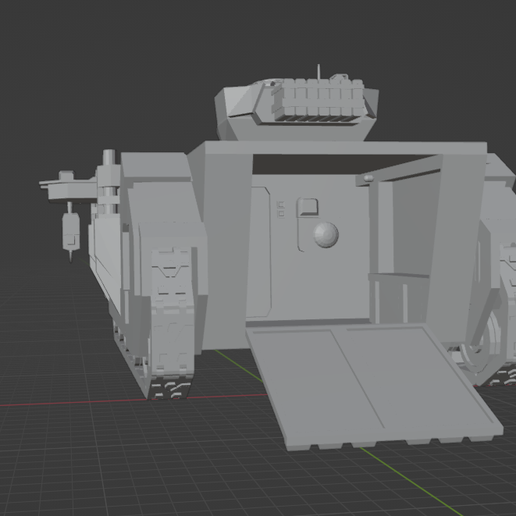 🪖 SciFi Gothic Tank・Free STL File for ・Cults