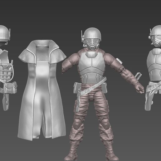 🆕 NCR Ranger combat armor 3d model fallout new vegas・ OBJ File for 3D ...