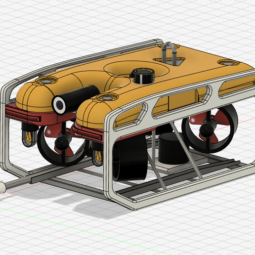 🗝️ ROV Falcon Seaeye・ STL File for 3D printing・Cults