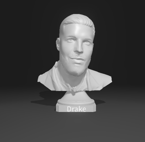 🧑‍🎤 Drake - Premium Statue・ STL File for 3D printing・Cults