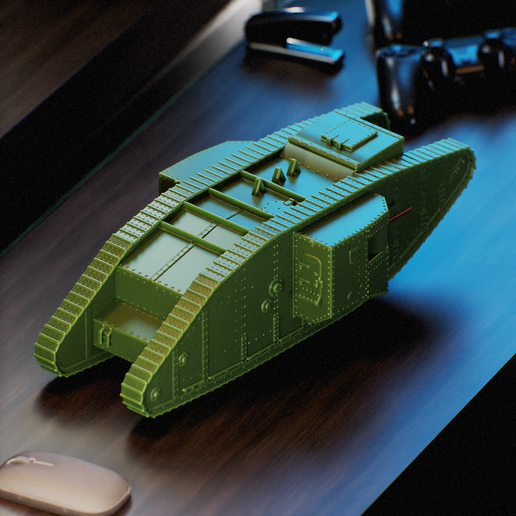 🪖 Tank Mark 1 - British tank mark 1 - Tiger, Panther, Churchill・ STL ...