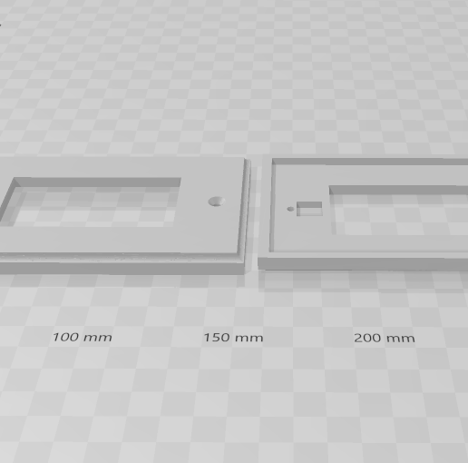 🔌 rectangle dimmer/outlet cover・ STL File for 3D printing・Cults