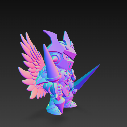 🐉 Gallantmon/Dukemon Pack Digimon tamers・ STL File for 3D printing・Cults