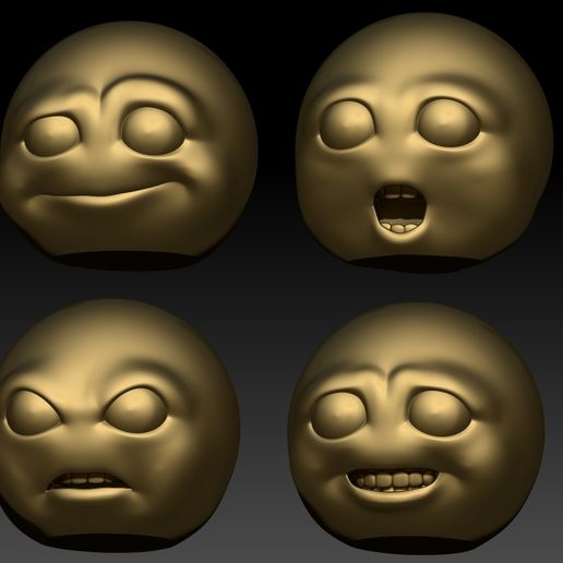 👙 emoji face・ STL File for 3D printing・Cults