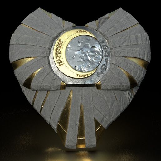 🌙 Moon Knight Chest Armour with Removable Crescent Dart 3d digital ...