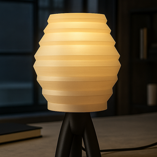 🔦 MODERN LAMP Ficheiros de impressão 3D STL, candeeiro de mesa ...