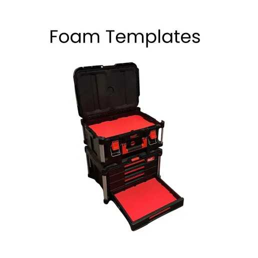 📦 Milwaukee Packout Foam Templates DXF - 4-Drawer & Large Tool Box Set ...