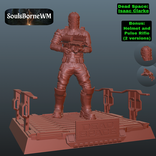 3D file Dead Space remake: Isaac Clarke_Pose 2 Bônus: Helmet and Pulse ...