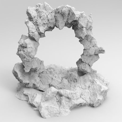 🪨 Rock Portals Pack・ 3D File for ・Cults