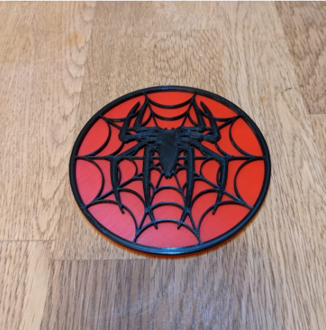 🦸 Spider-Man - Marvel Coasters・ STL File for ・Cults
