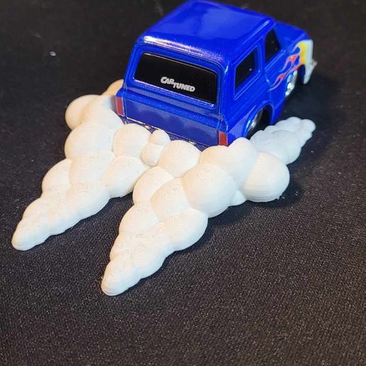 🚗 Car Tuned Burnout Smoke, Hot Wheels・ STL File for 3D printing・Cults