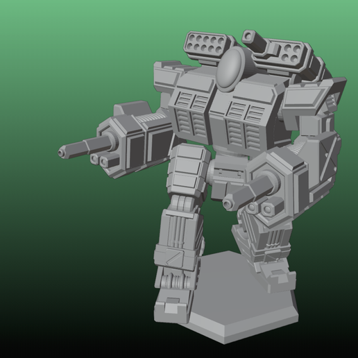 🐺 Tundra Wolf Battlemech・Free 3D File for ・Cults