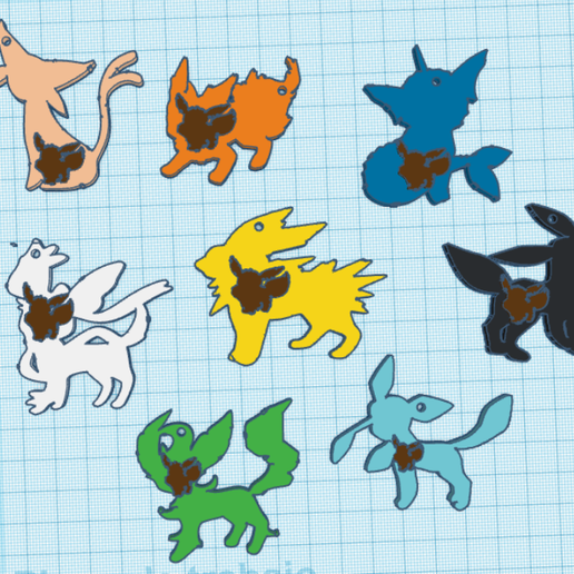 eevee evolutions sprites