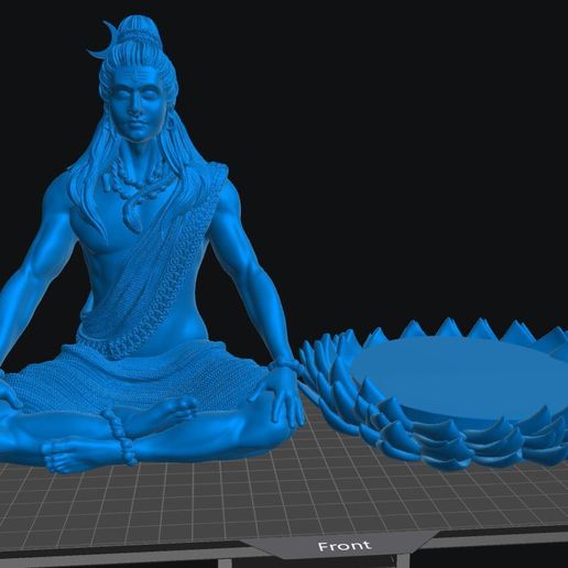 🛕 Lord Shiva・ STL File for 3D printing・Cults