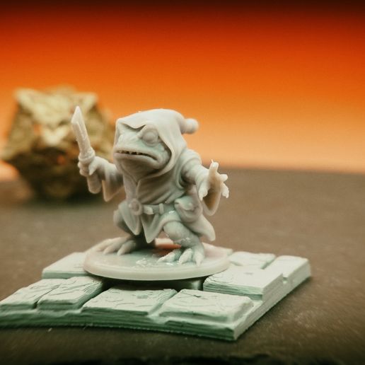 🐸 Rogue Frog - Tabletop Miniature・ STL File for 3D printing・Cults