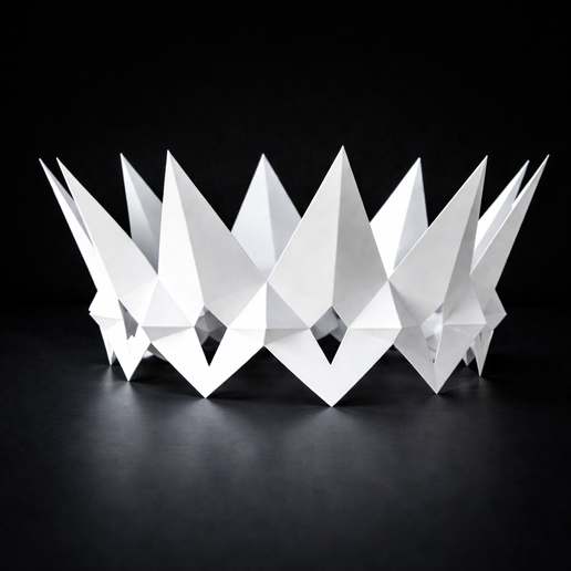 👑 CROWN・ 3D File for Papercraft & Origami・Cults